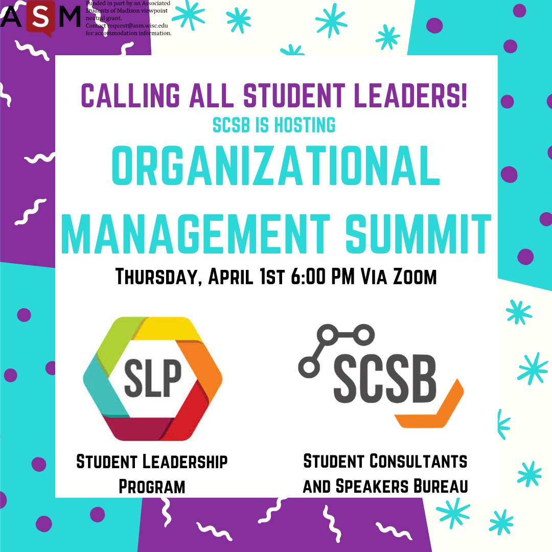 Organizational Management Summit | Wisconsin School of Business