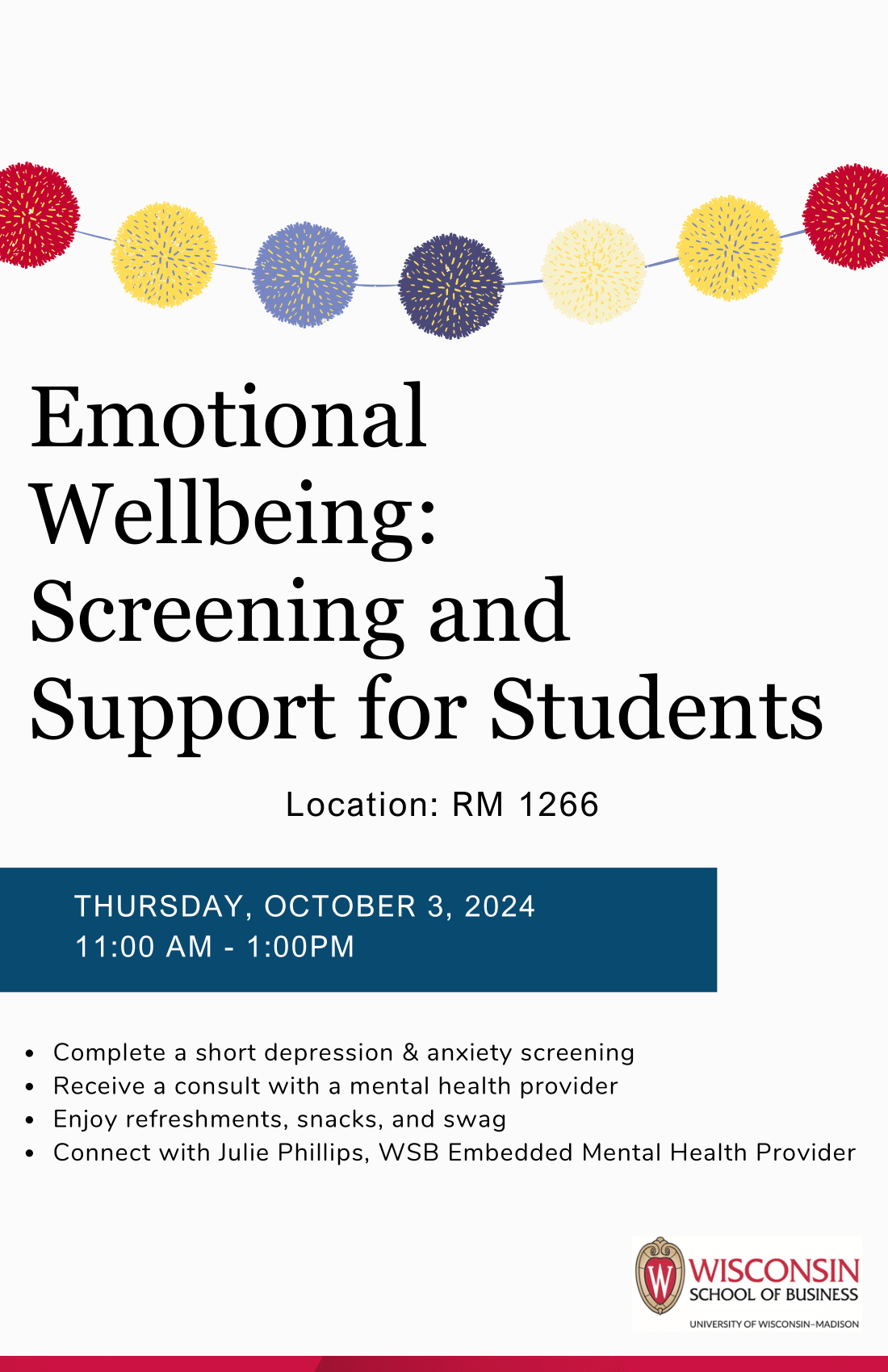 Emotional Wellbeing: Screening and Support for Students | Wisconsin ...