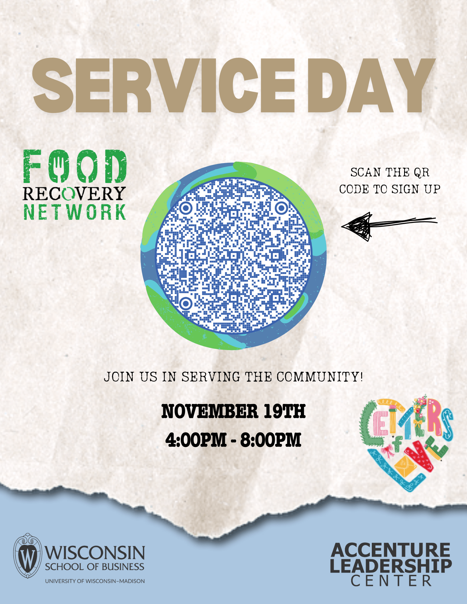 Accenture Leadership Center Service Day | Wisconsin School of Business