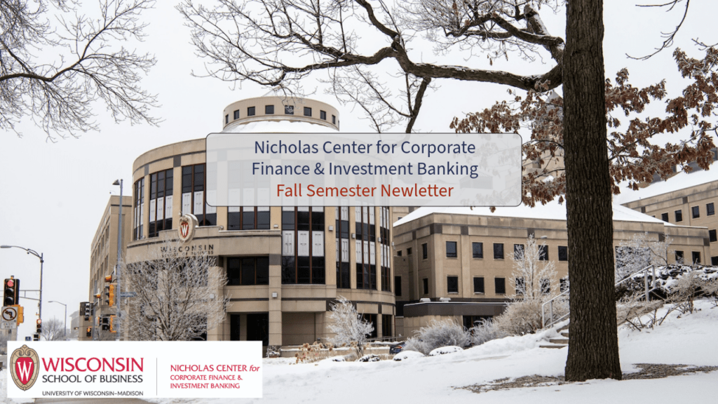 MBA in Corporate Finance & Investment Banking | Wisconsin School of ...